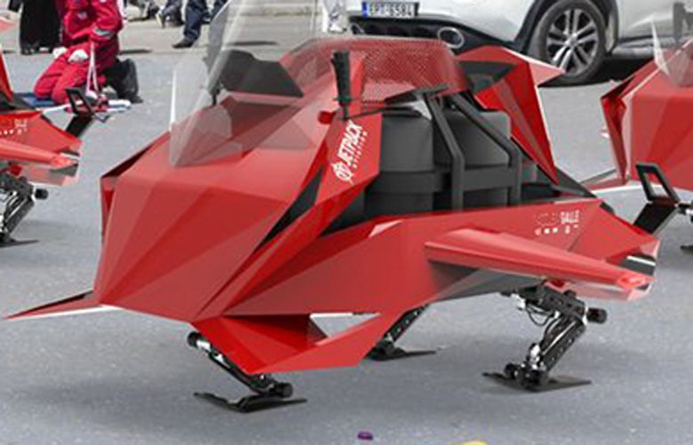 A California company says it’s building a flying motorcycle powered by ...