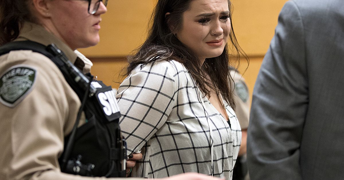 Woman who shoved friend off bridge gets jail, work crew | The Seattle Times