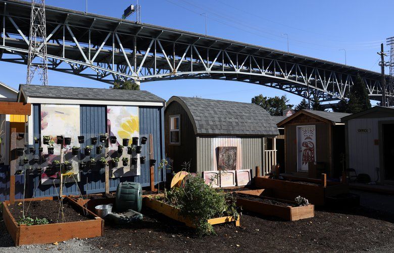 Gates are padlocked at Seattle’s homeless tiny-house villages as ...