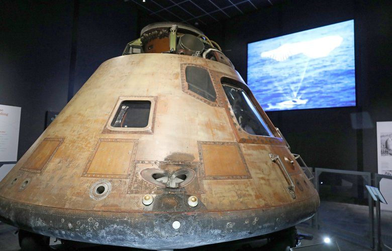 Apollo 11 command module comes to Seattle’s Museum of Flight as part of ...