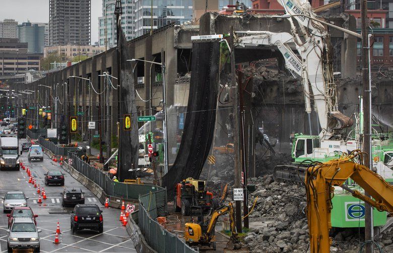 Tearing down the Alaskan Way Viaduct is taking longer than once thought ...