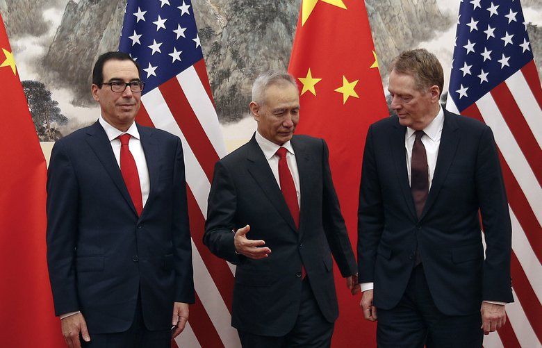 US, China hold new round of tariff war negotiations | The Seattle Times