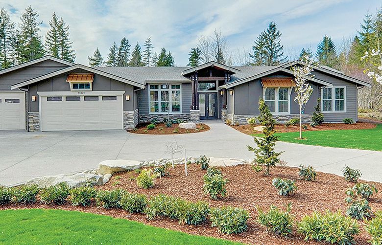 Custom homes are located on large lots in rural setting | The Seattle Times