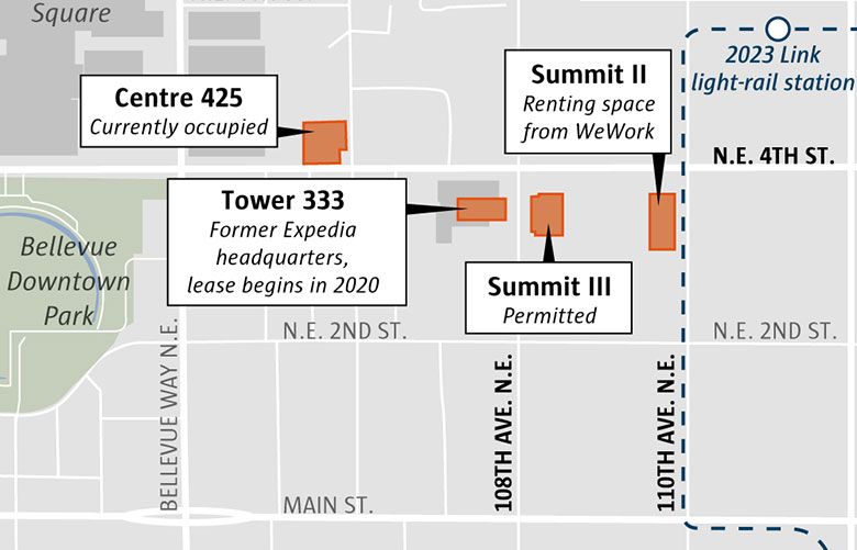 Amazon details plan for Bellevue expansion, bringing several thousand ...