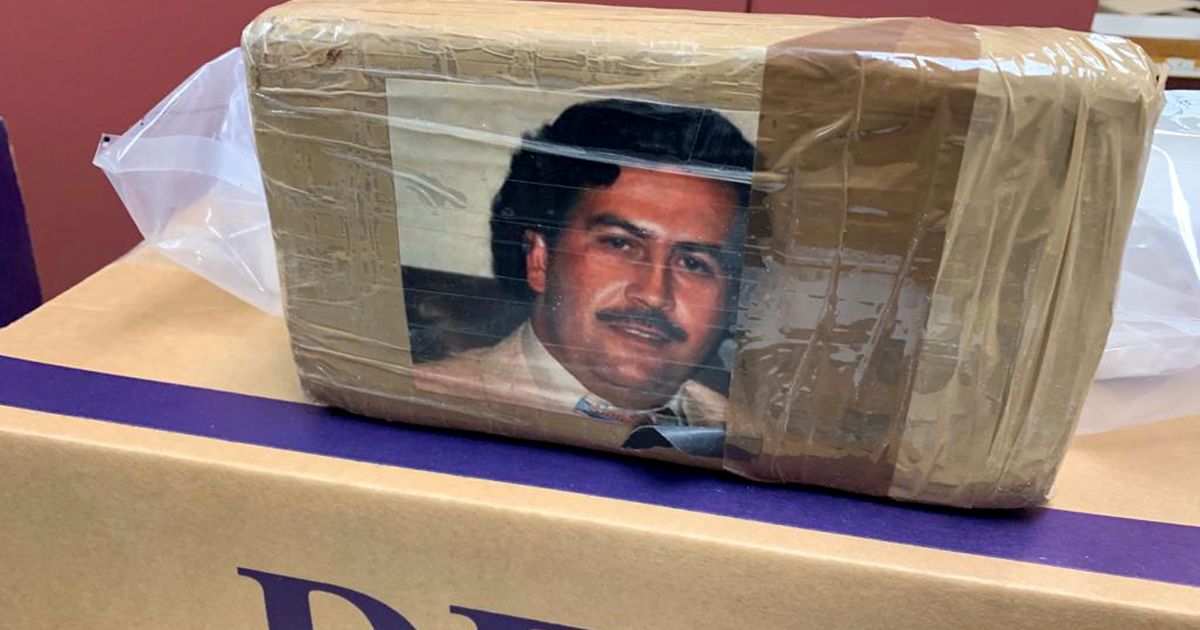 Drugs were labeled with photo of late kingpin Pablo Escobar | The ...