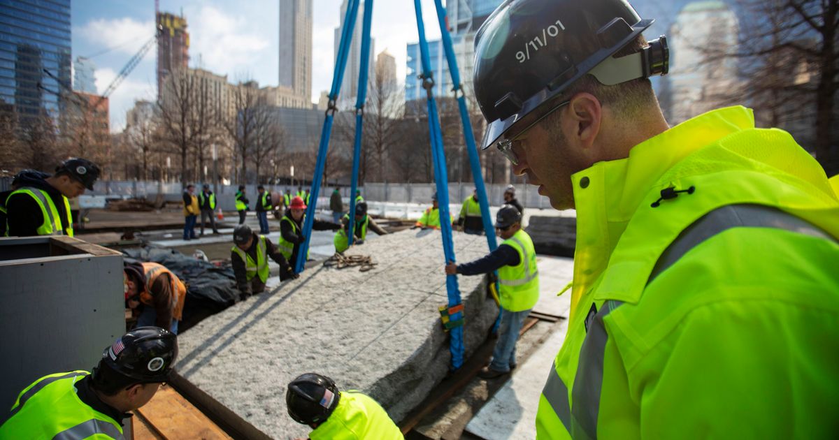 World Trade Center granite monoliths are in place | The Seattle Times