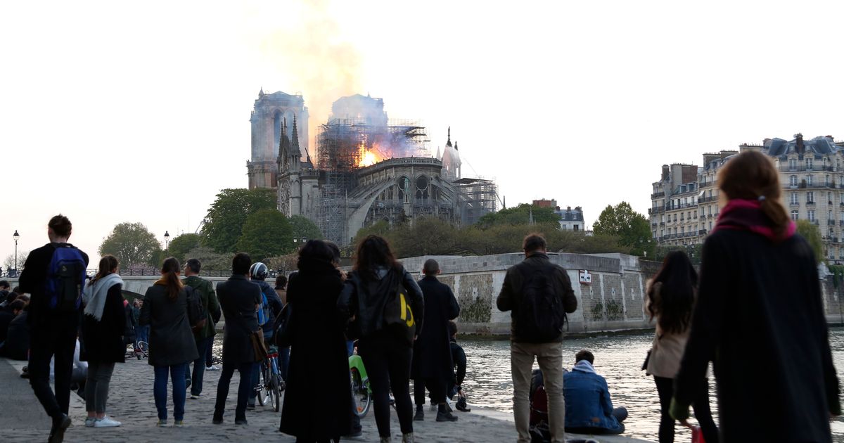 In the heart of Paris, watching a symbol of France burn | The Seattle Times
