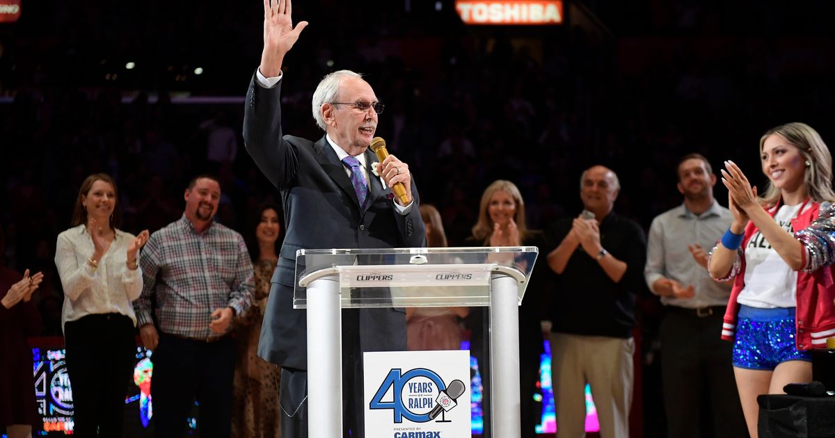 Clippers Honor Broadcaster Ralph Lawler For Long Career The Seattle Times