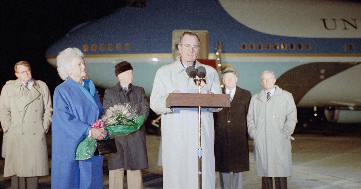 Bush Foundation wants retired Air Force One plane in museum | The ...