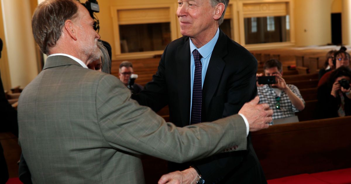 2020 hopeful Hickenlooper meets Columbine shooting survivors | The ...