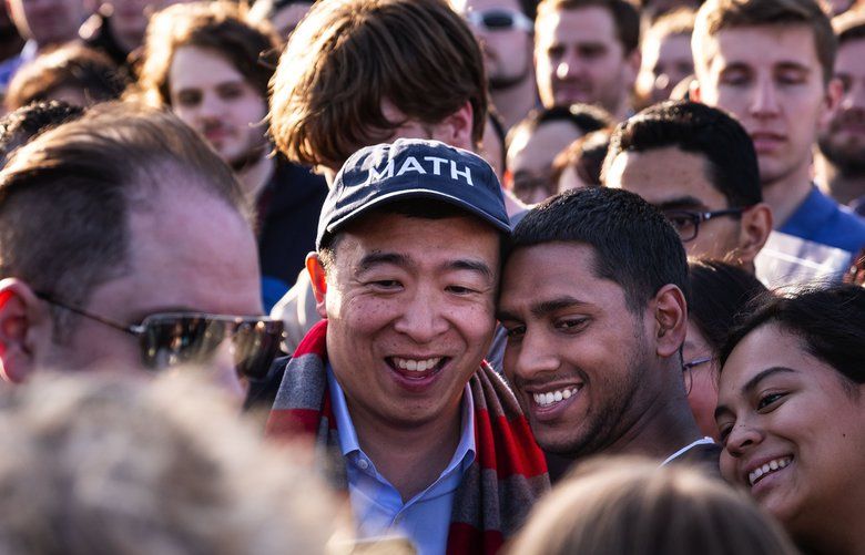 ‘The opposite of Donald Trump’: Presidential hopeful Andrew Yang makes ...