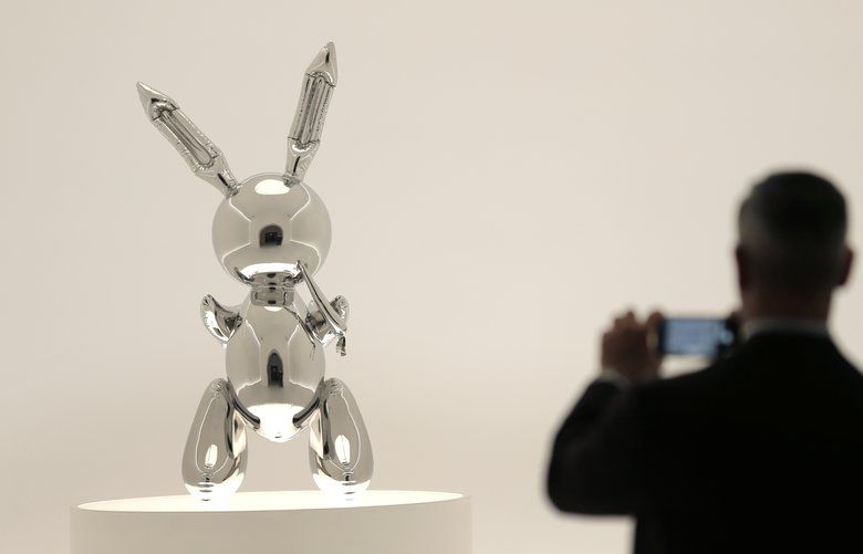 Koon’s ‘Rabbit’ fetches record $91 million at NY auction | The Seattle ...