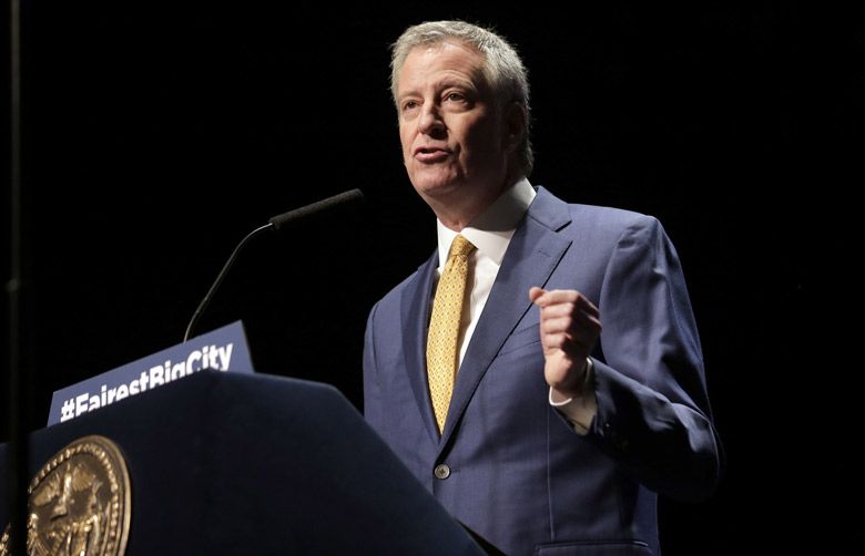 NYC Mayor de Blasio announces candidacy, insults ‘Con Don’ | The ...