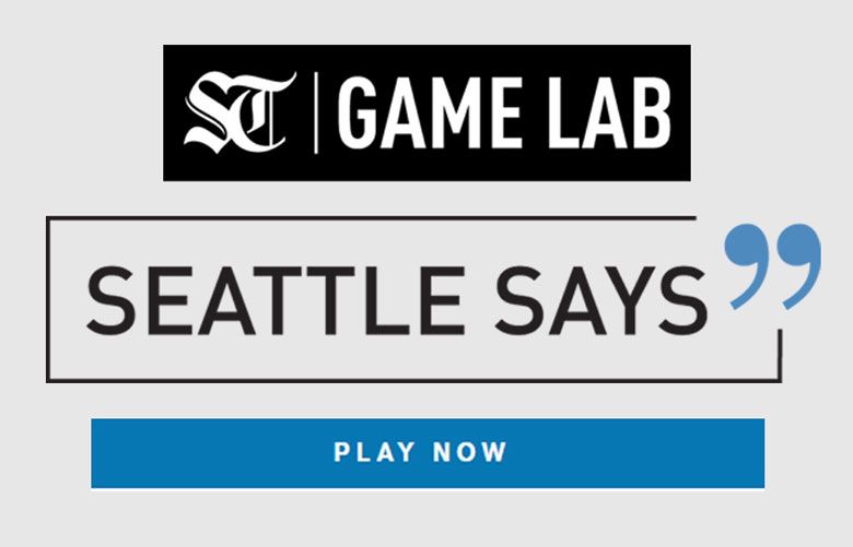 Seattle Says: Play our free word-puzzle game | The Seattle Times