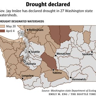 Low snowpack, hot spring lead to drought declaration for nearly half of ...