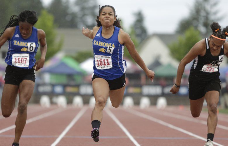 State girls track and field: Again in a rout, Tahoma wins third ...