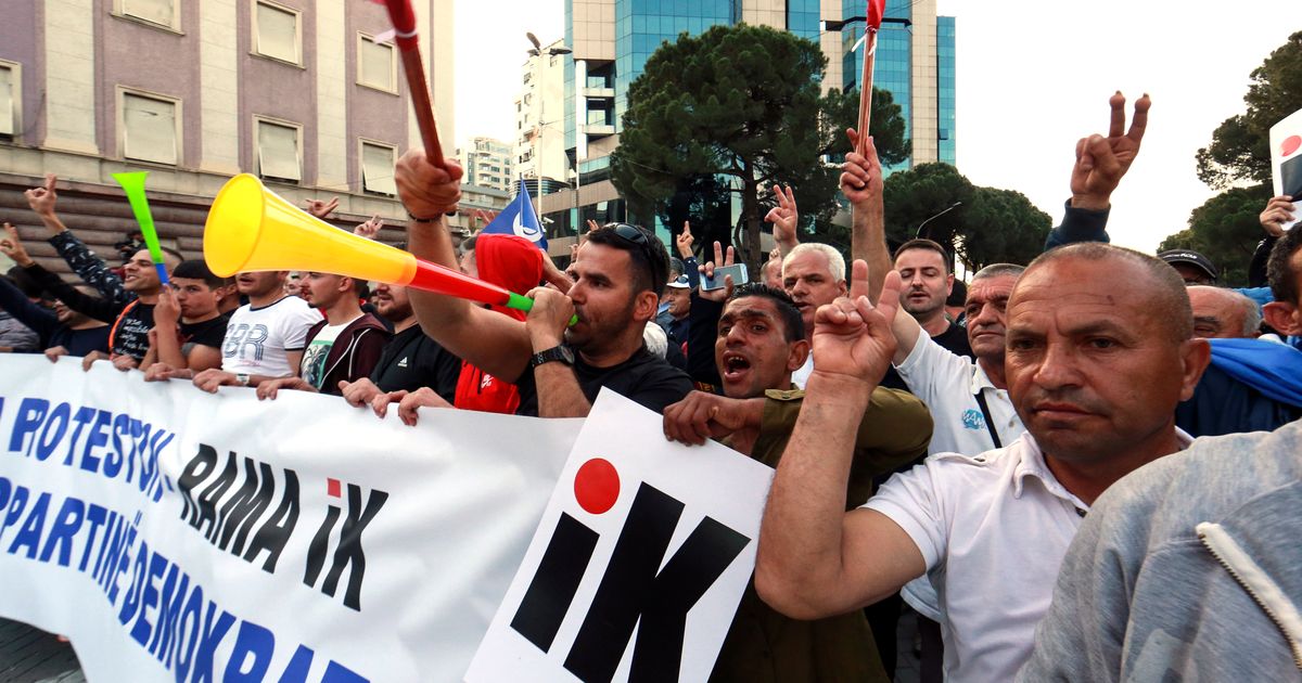 EU, US urge non-violence as Albanian opposition protests | The Seattle ...