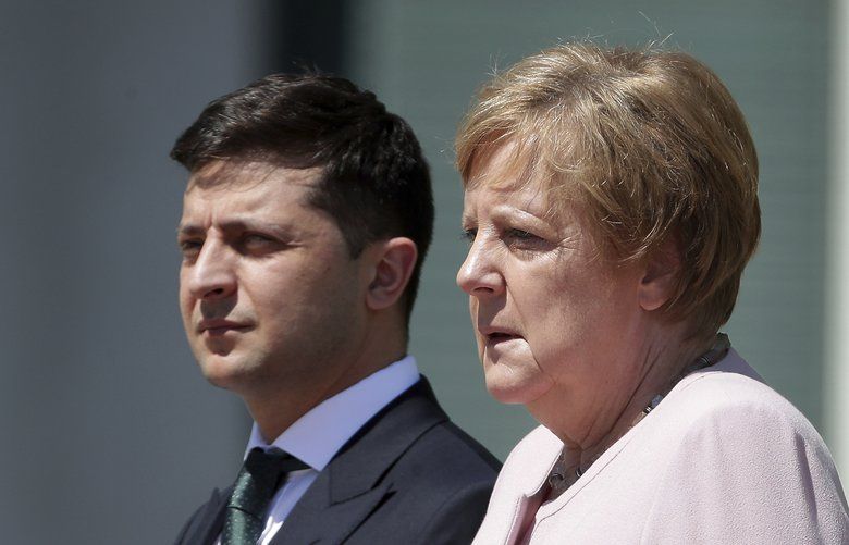 Germany’s Merkel says she’s OK after shaking at ceremony | The Seattle ...