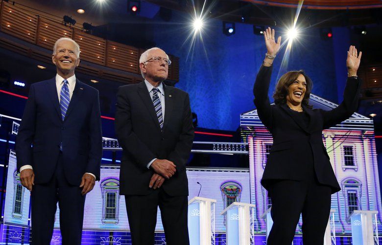 Harris Lights Into Biden as Democratic Debate Turns Testy | The Seattle ...