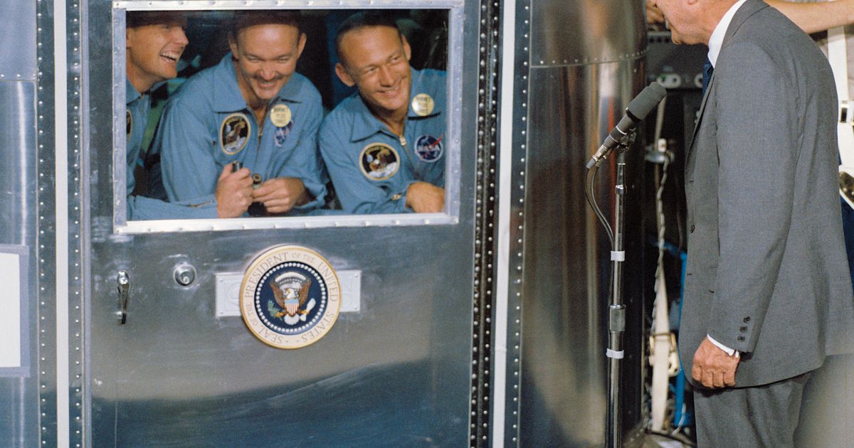 The Backstory: The dark side of the moon-landing conspiracy theory ...