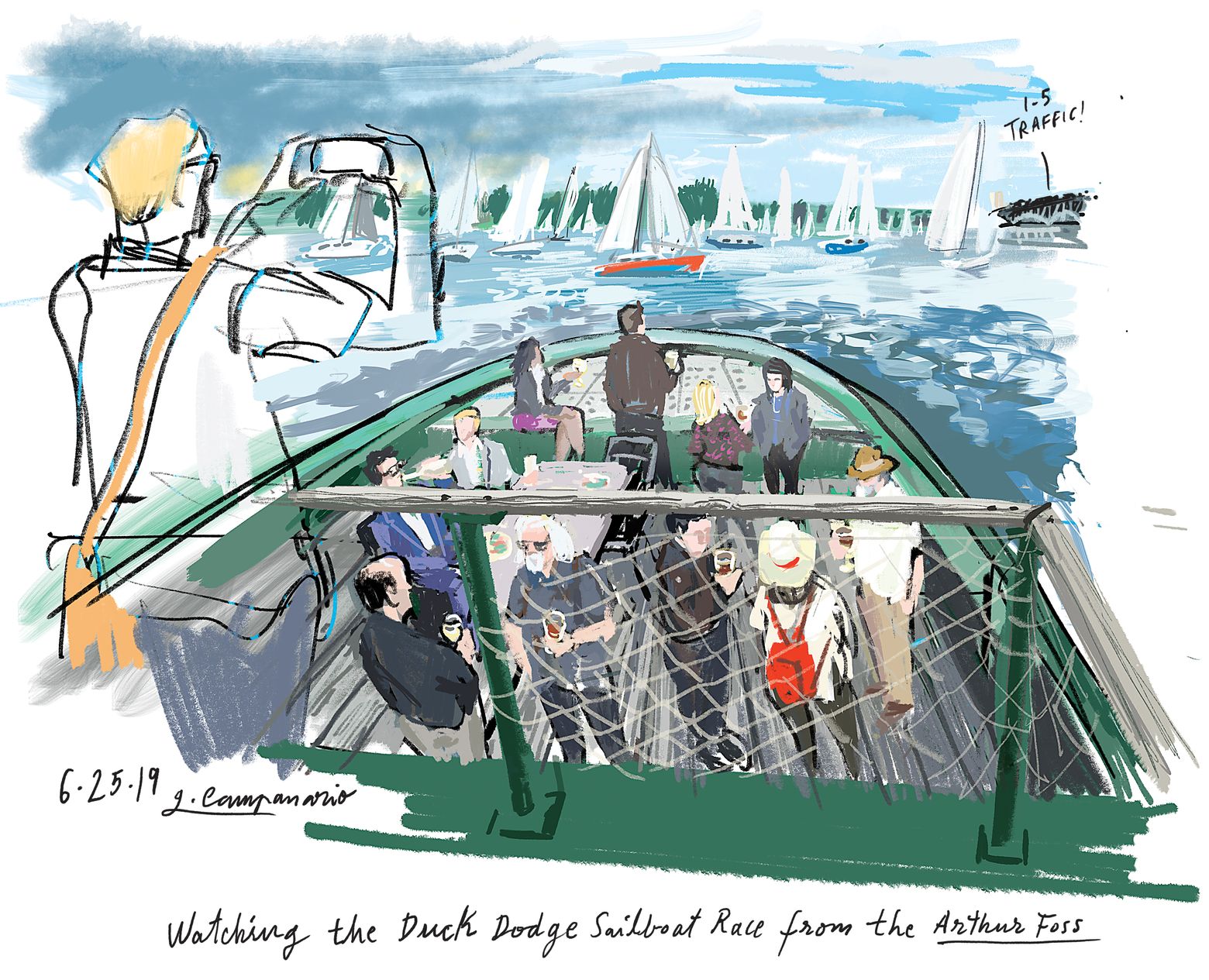 Get a front-row seat to Seattle’s Duck Dodge race — and happy-hour ...