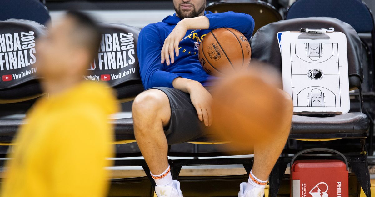 Klay Thompson, almost back after an ACL tear, is out again with an ...