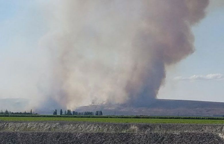 Powerline fire in Grant County burns thousands of acres, threatens ...