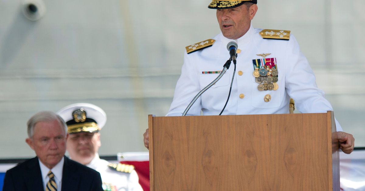 Admiral picked to lead Navy is retiring; bad judgment cited | The ...