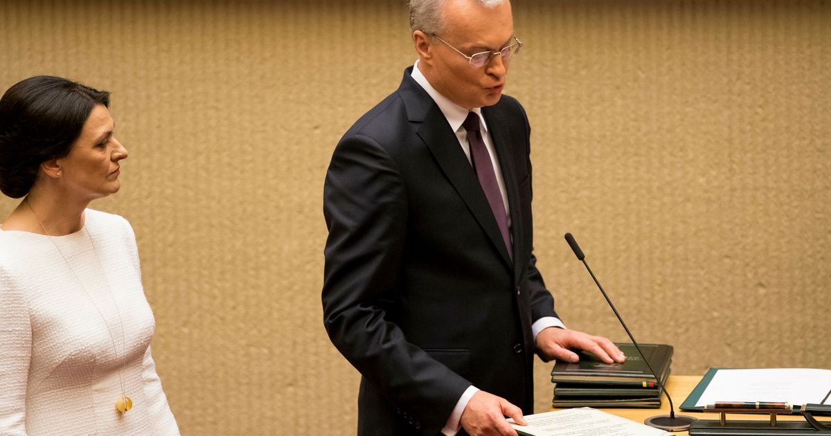 Lithuania’s new president, a former bank analyst, sworn in | The ...