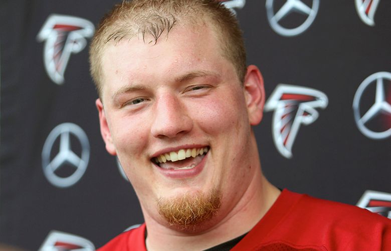 Ex-Washington Husky Kaleb McGary returns to practice with Atlanta after ...