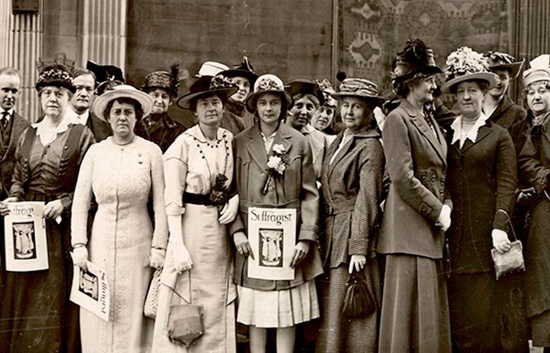 A Centennial Celebration of Suffrage: Suffragists in Seattle uphold ...