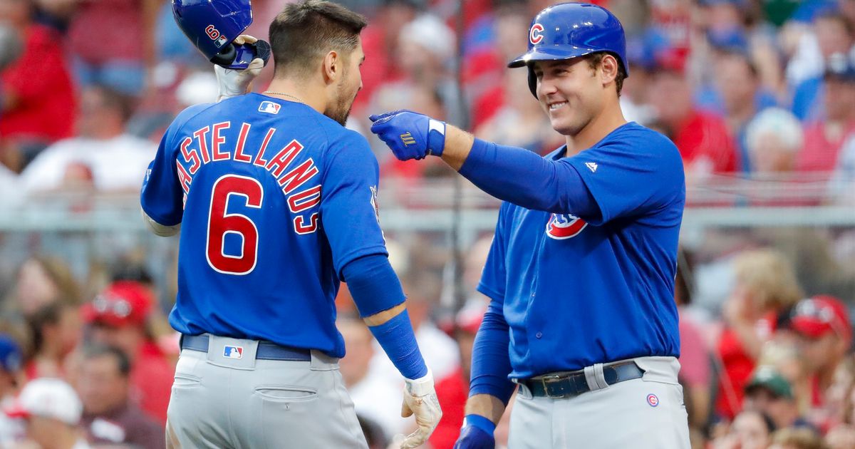 Rizzo celebrates, Cubs beat Reds 12-5 for biggest lead | The Seattle Times