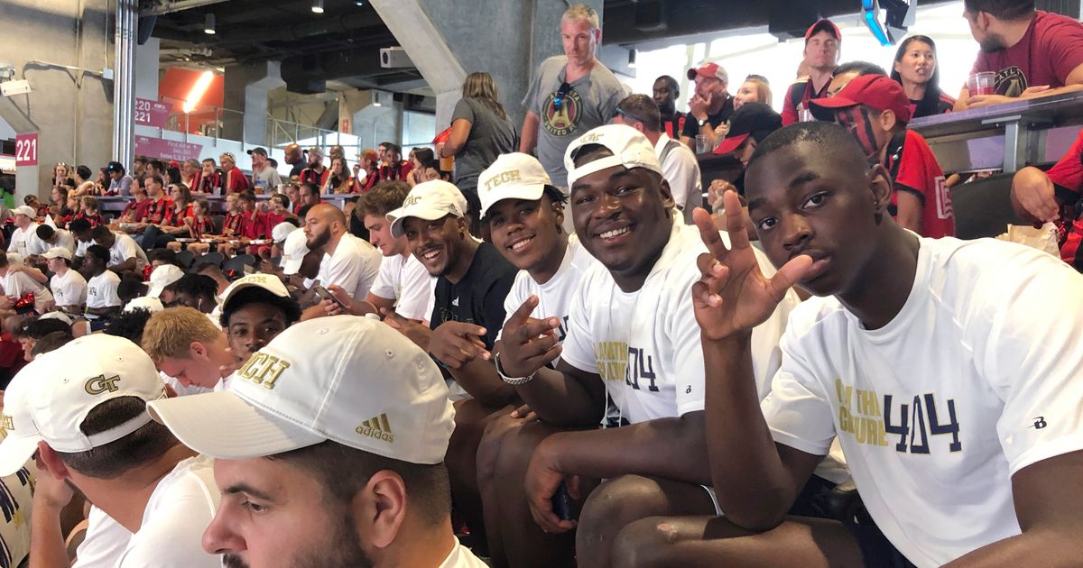 Ga Tech football team takes in different kind of football | The Seattle ...