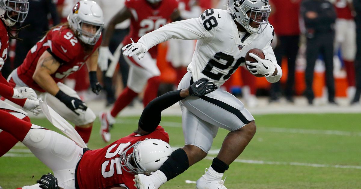 Raiders rookie RB Jacobs flashes in brief preseason moment | The ...