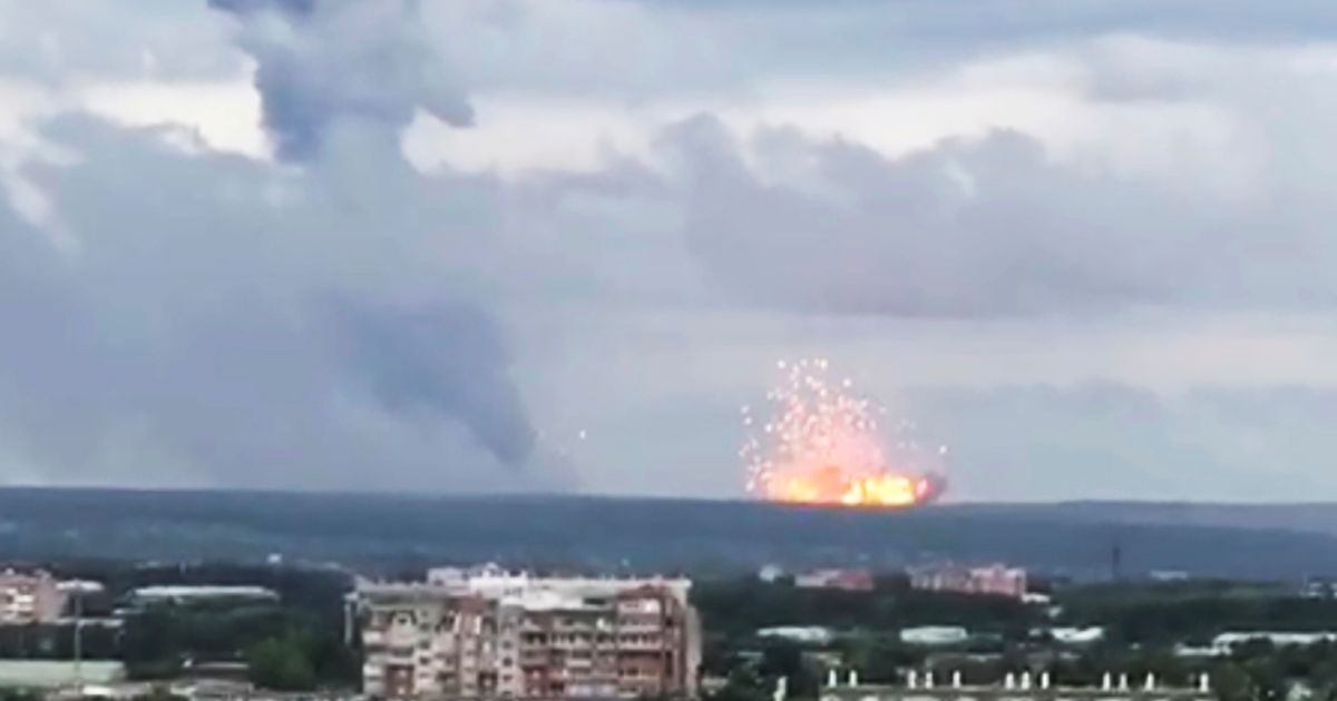 Thousands evacuated after explosions at Russia ammo depot | The Seattle ...