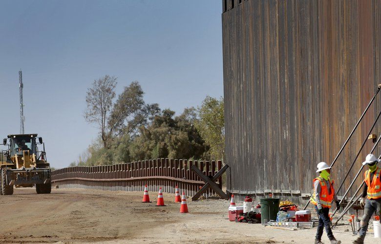 450 miles of border wall by next year? In Arizona, it starts | The ...