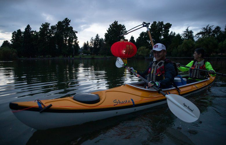 Luminata fest lights up the night at Green Lake | The Seattle Times