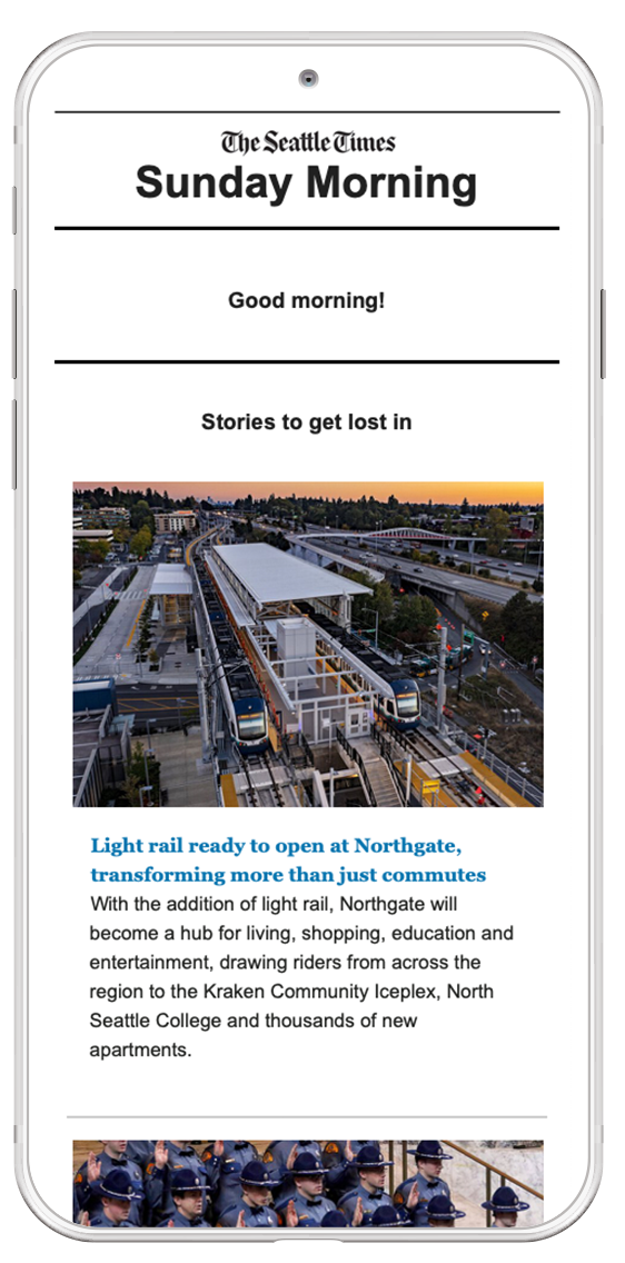 Sunday Morning | The Seattle Times