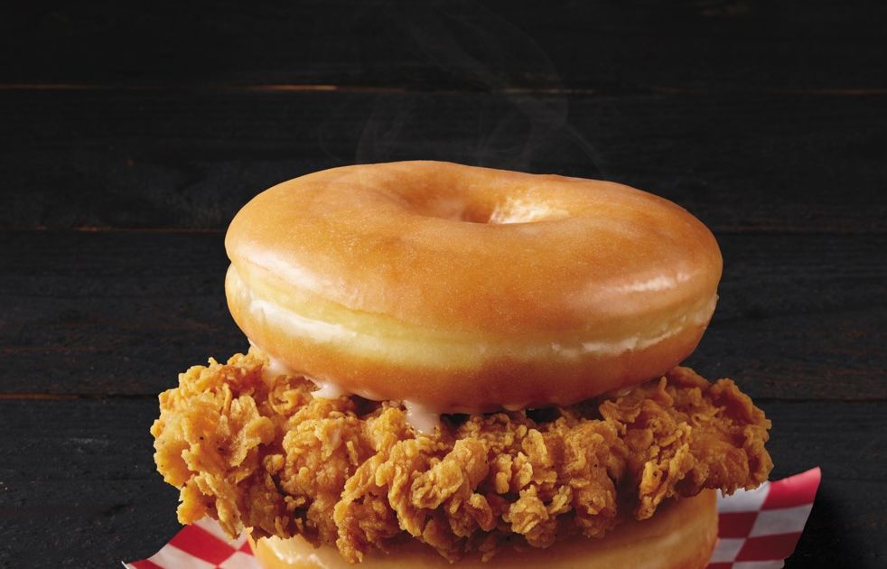 KFC’s new fried chicken and doughnut sandwich is terrifying and ...