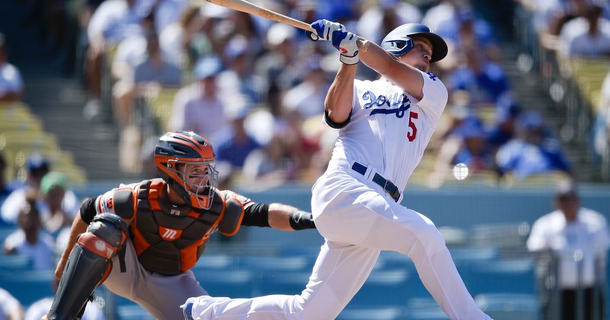 Dodgers beat Giants 5-0, magic number at 2 for NL West | The Seattle Times
