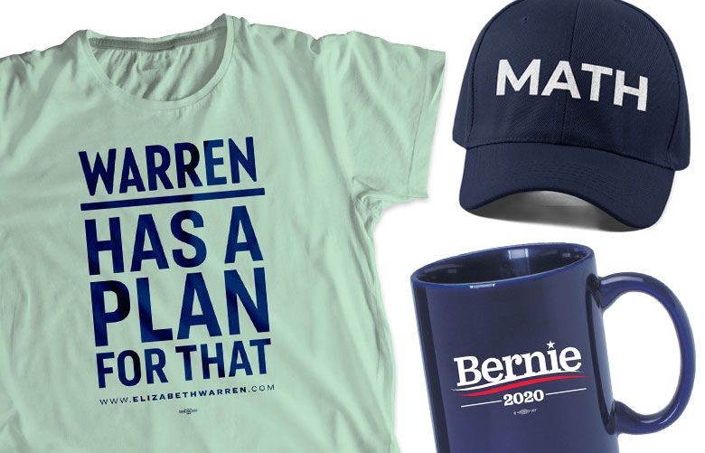 Policy, schmolicy. Who has the best campaign merch? | The Seattle Times