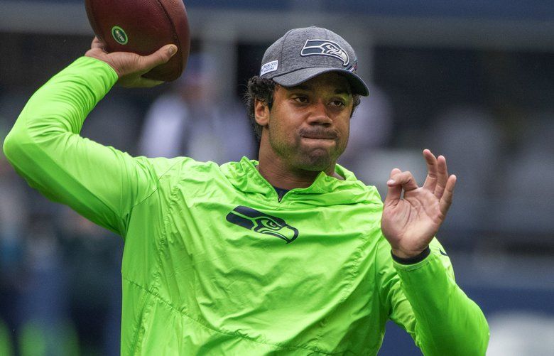 Seahawks’ Russell Wilson says he feels great, will start Sunday despite ...