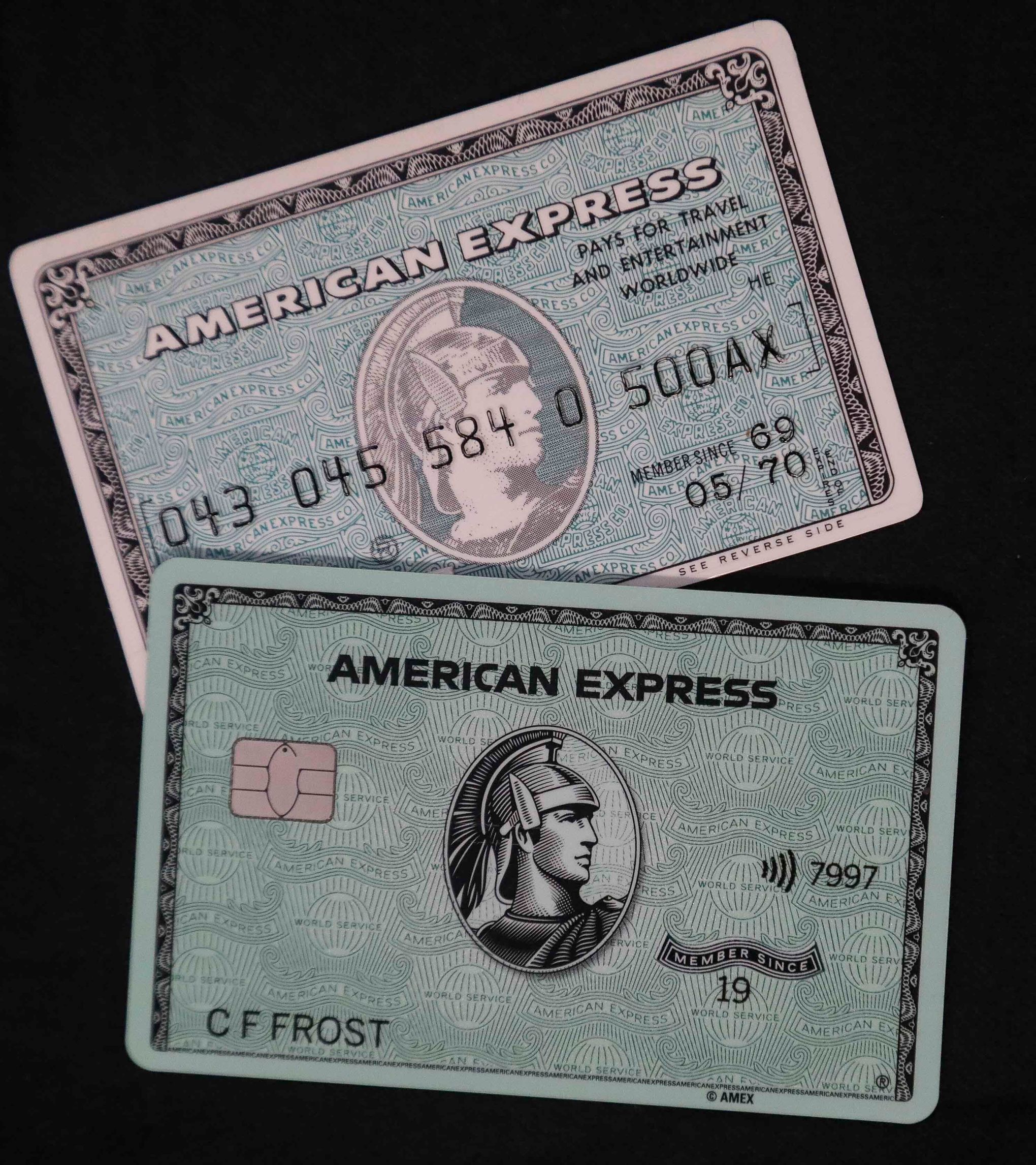 Old Green Card Design