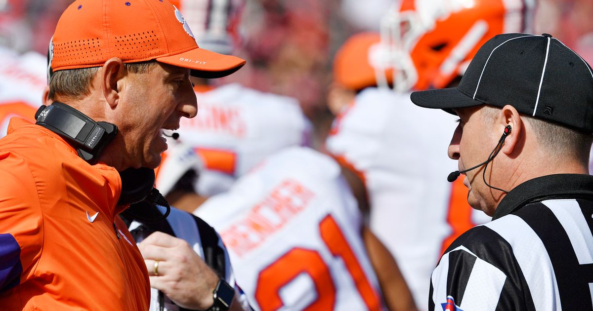 Undefeated Clemson not bothered by slide from No. 1 | The Seattle Times