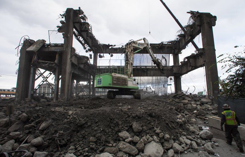 Viaduct demolition is about done. Here’s how to get a free piece of the ...