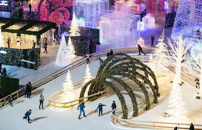 Enchant Christmas, with its light maze and skating trail, returns to ...