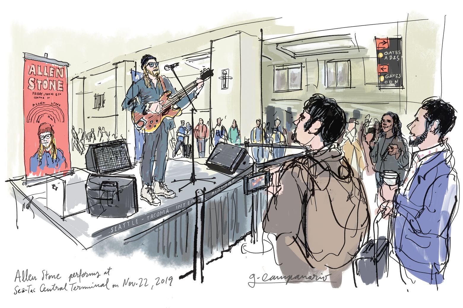 Local musicians play concerts in the unlikeliest of places — Sea-Tac ...