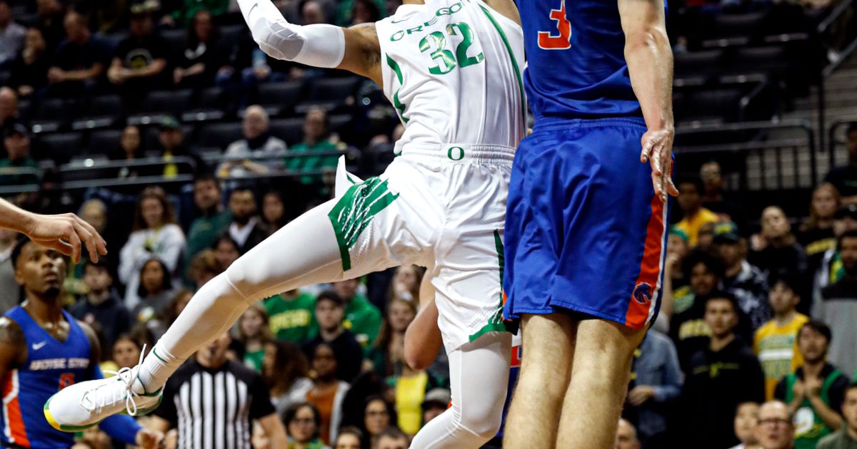 Mathis scores 30 points as No. 15 Oregon beats Boise State | The ...
