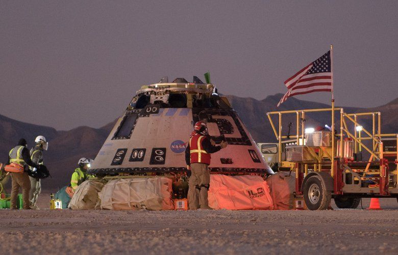 Boeing capsule returns to Earth after aborted space mission | The ...