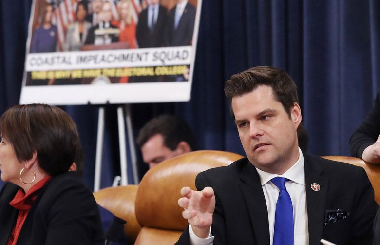 Rep. Matt Gaetz, who has a 2008 DUI arrest, brings up Hunter Biden’s ...